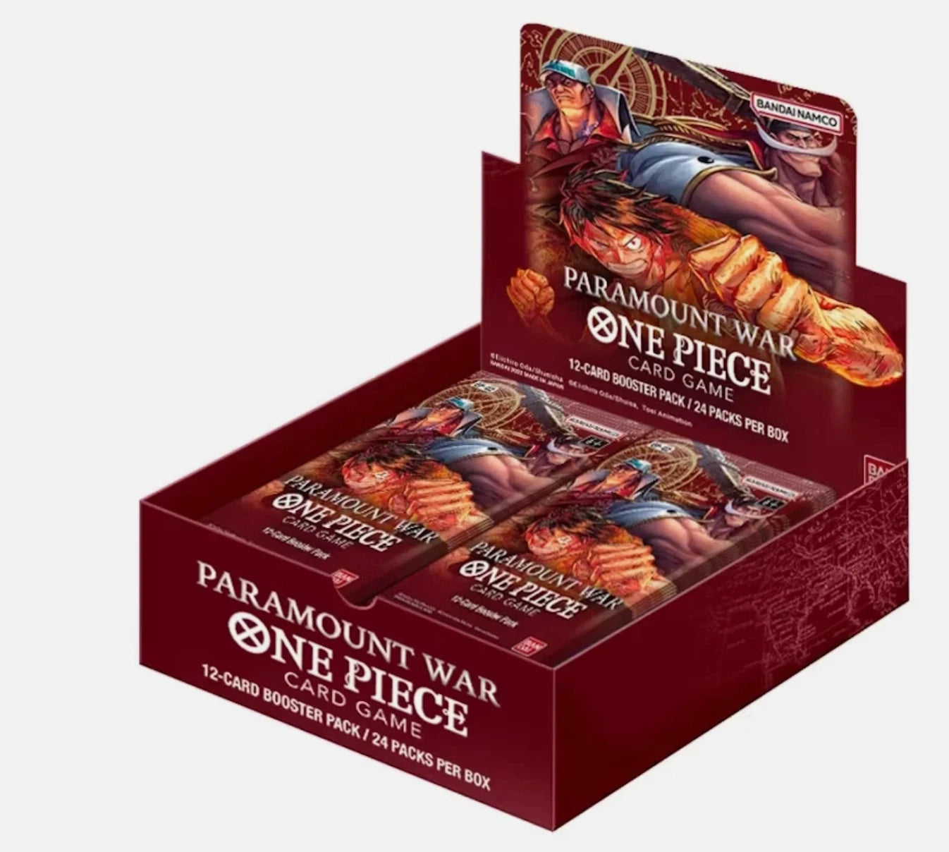 One Piece Card Game: Red Bottom Paramount War Booster Box OP02 Booster